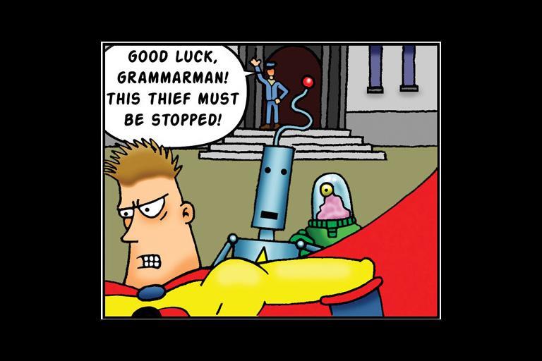 Grammarman: Episode 9—The Perfect Crime | Teaching tool | Onestopenglish